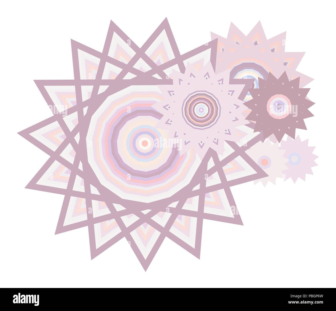 Abstract colored geometric star pattern. Good for web page, wallpaper ...