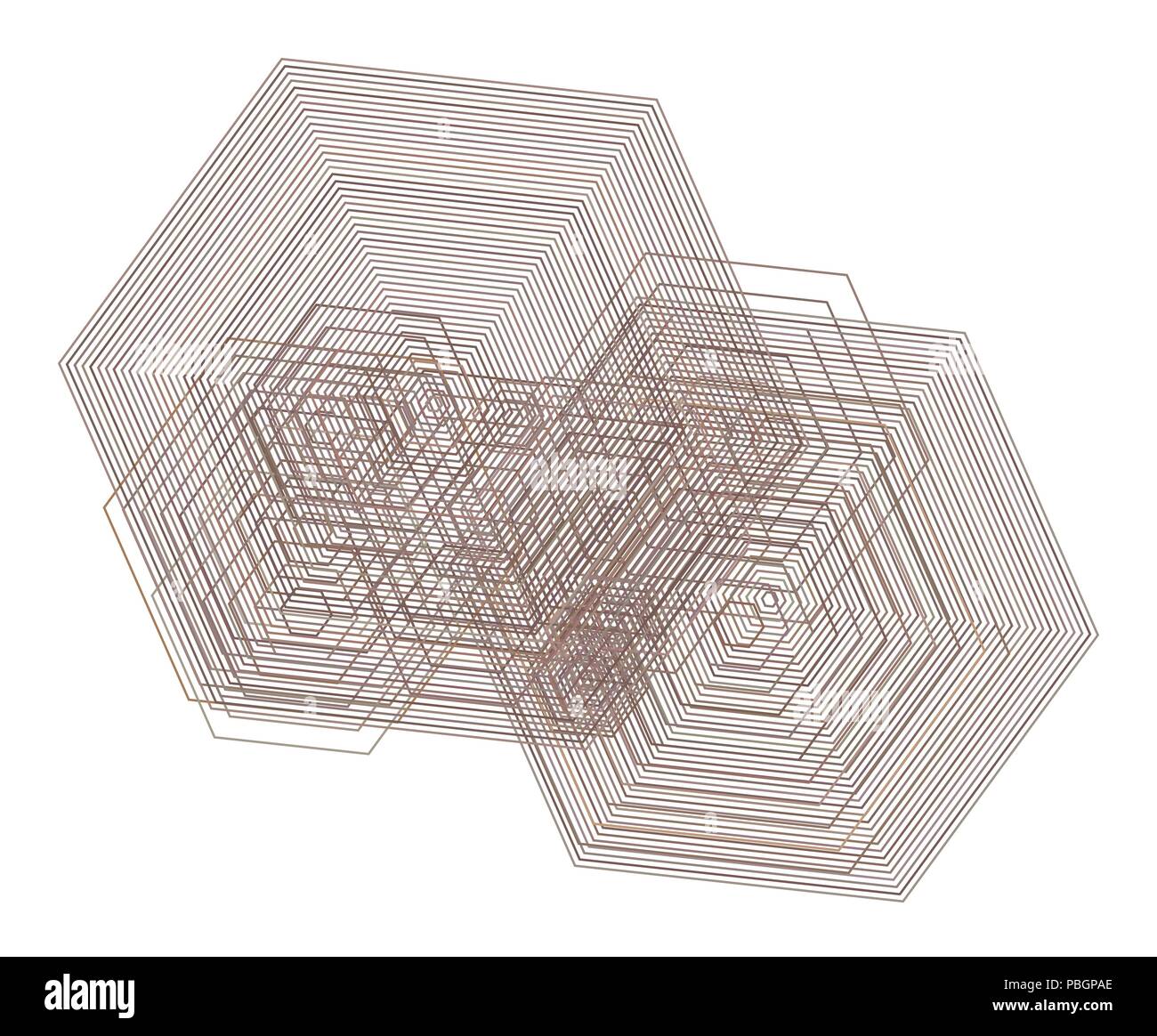 Background abstract geometric hexagon pattern for design. Vector ...