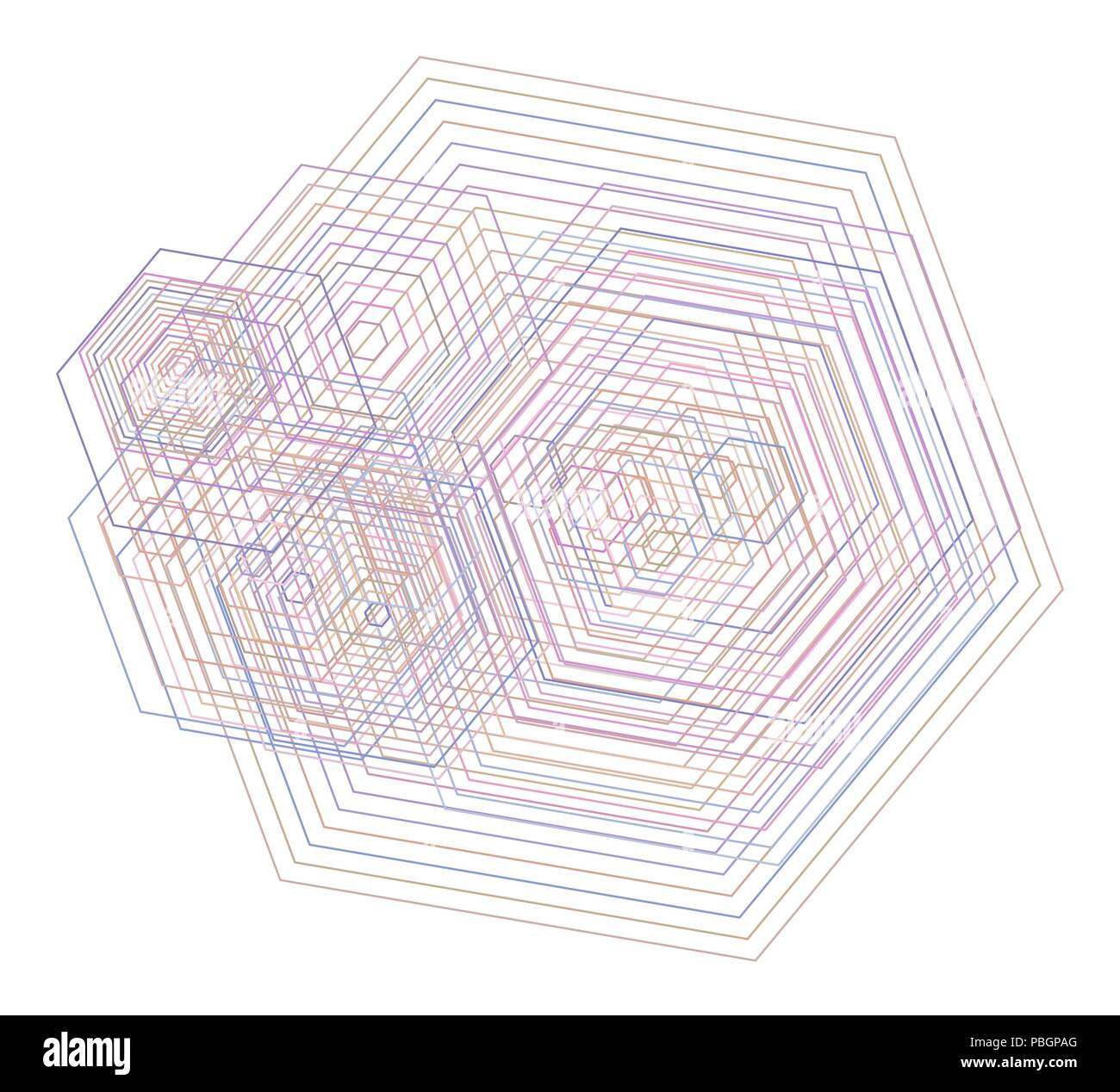Background abstract geometric hexagon pattern for design. Vector ...