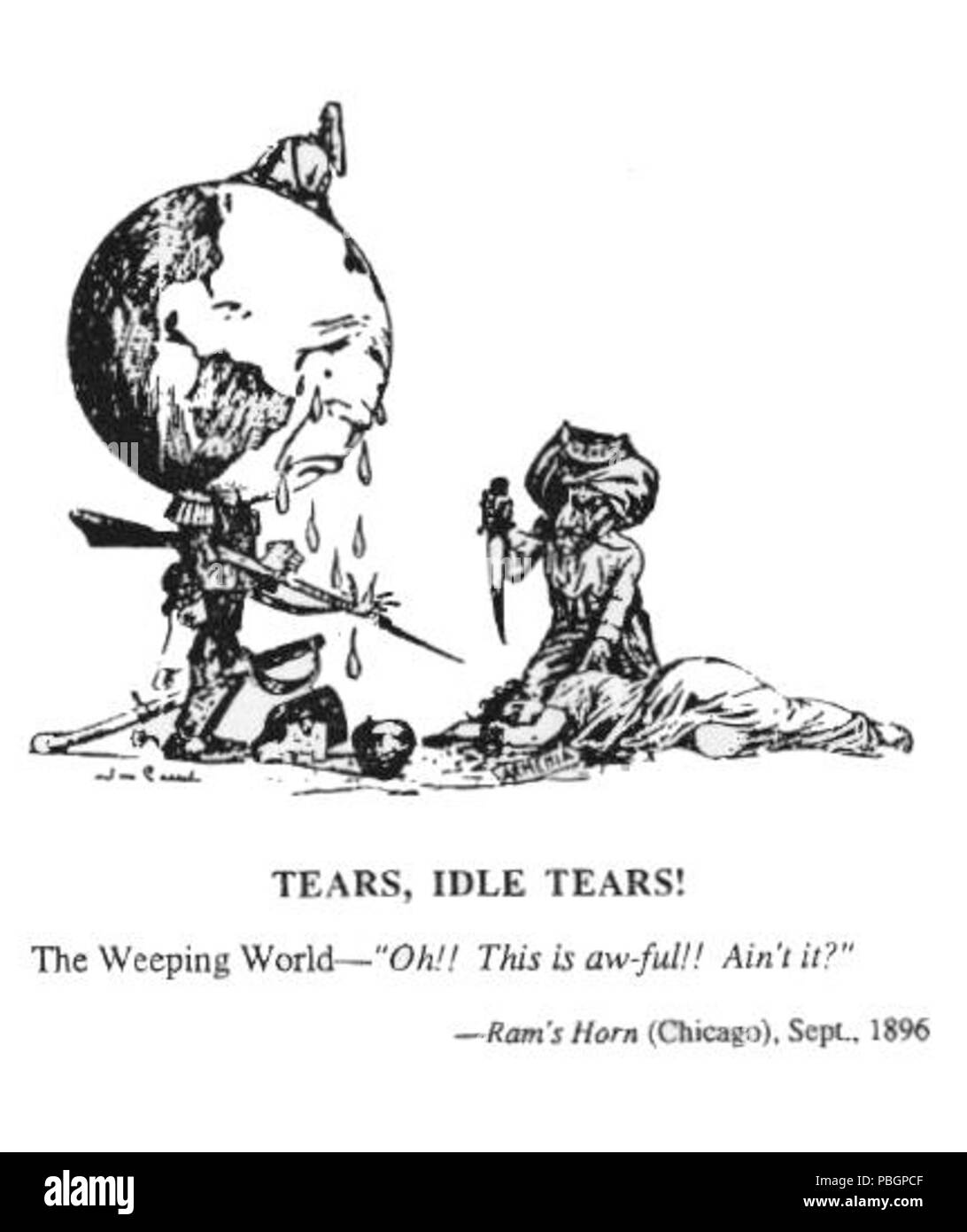 1601 Tears, idle tears! Hamidian Massacres Stock Photo - Alamy