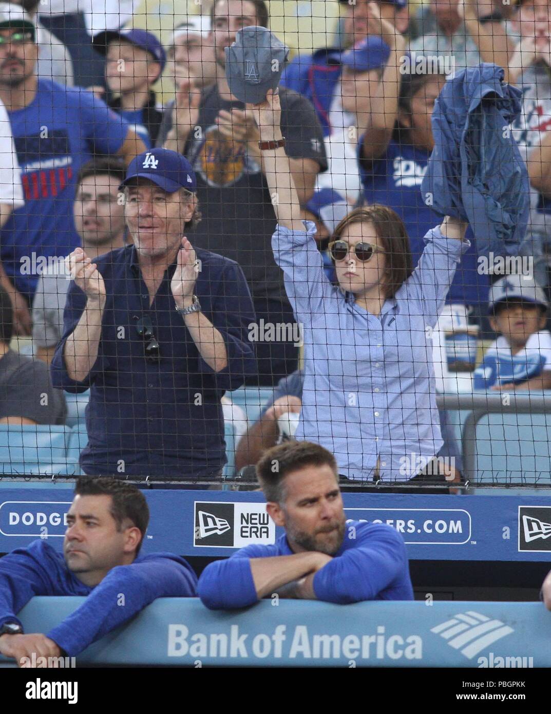 Tuesday June 26, 2018; Bryan Cranston and Robin Dearden out at the ...