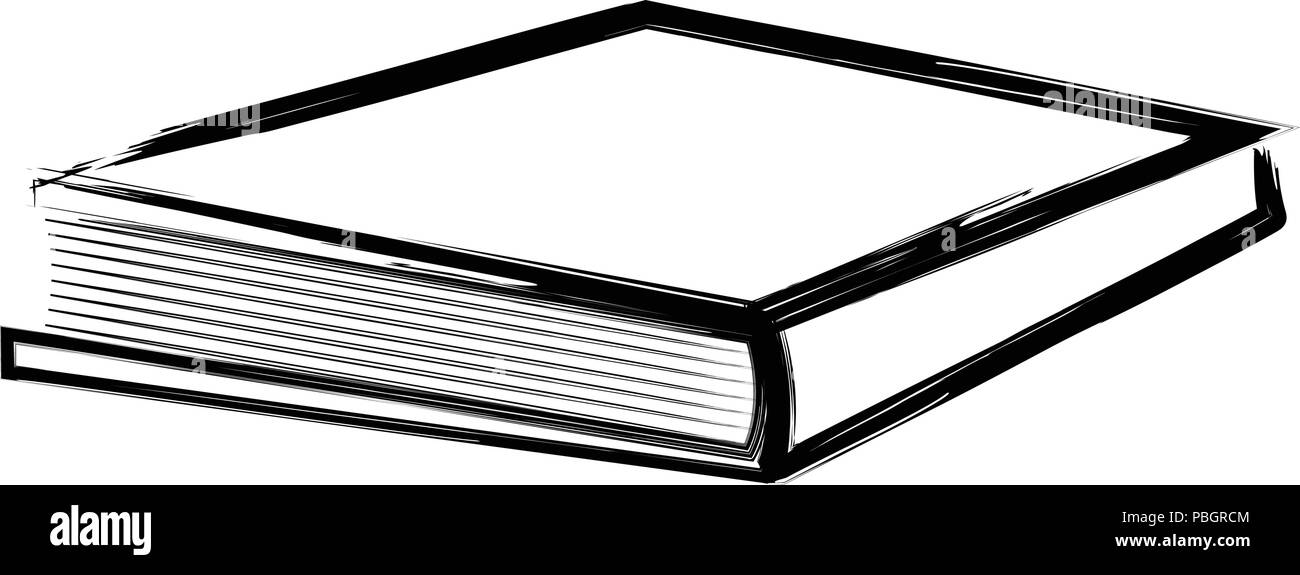 Isolated book sketch Stock Vector Image & Art - Alamy