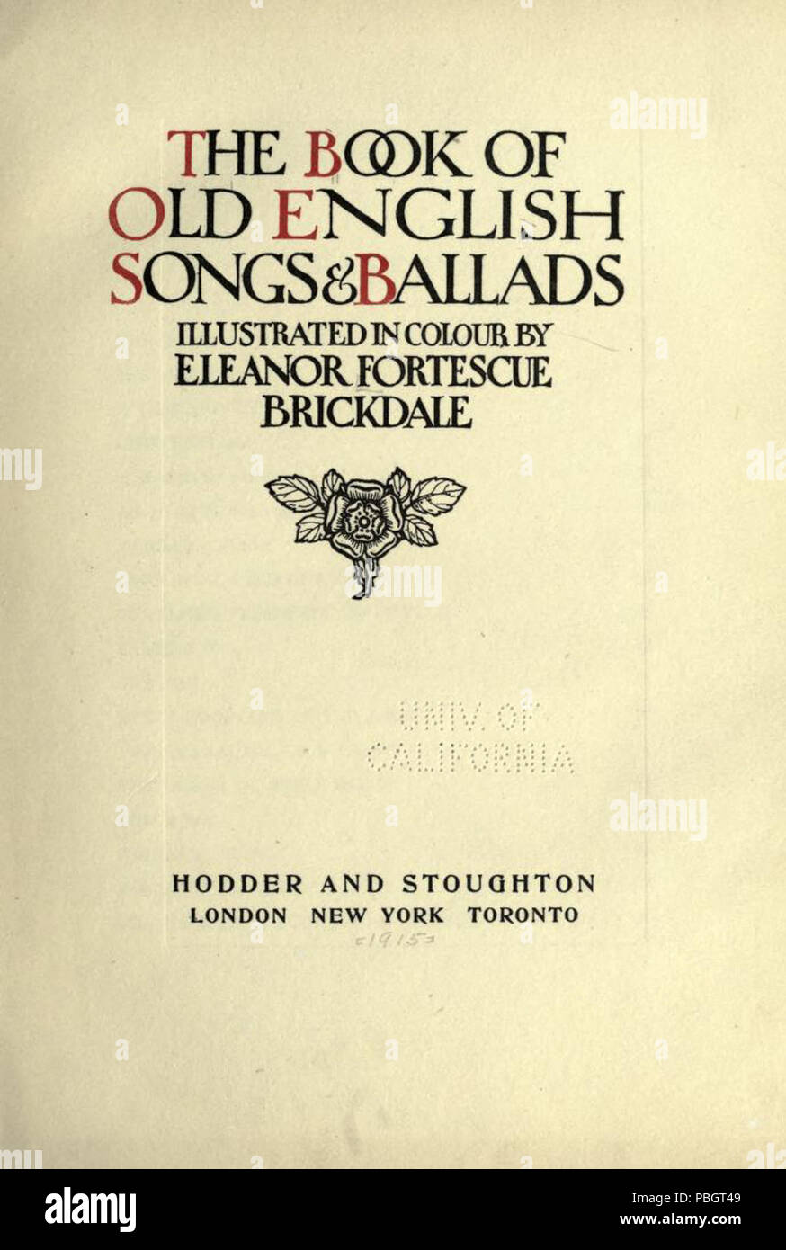 English songs hi-res stock photography and images - Alamy