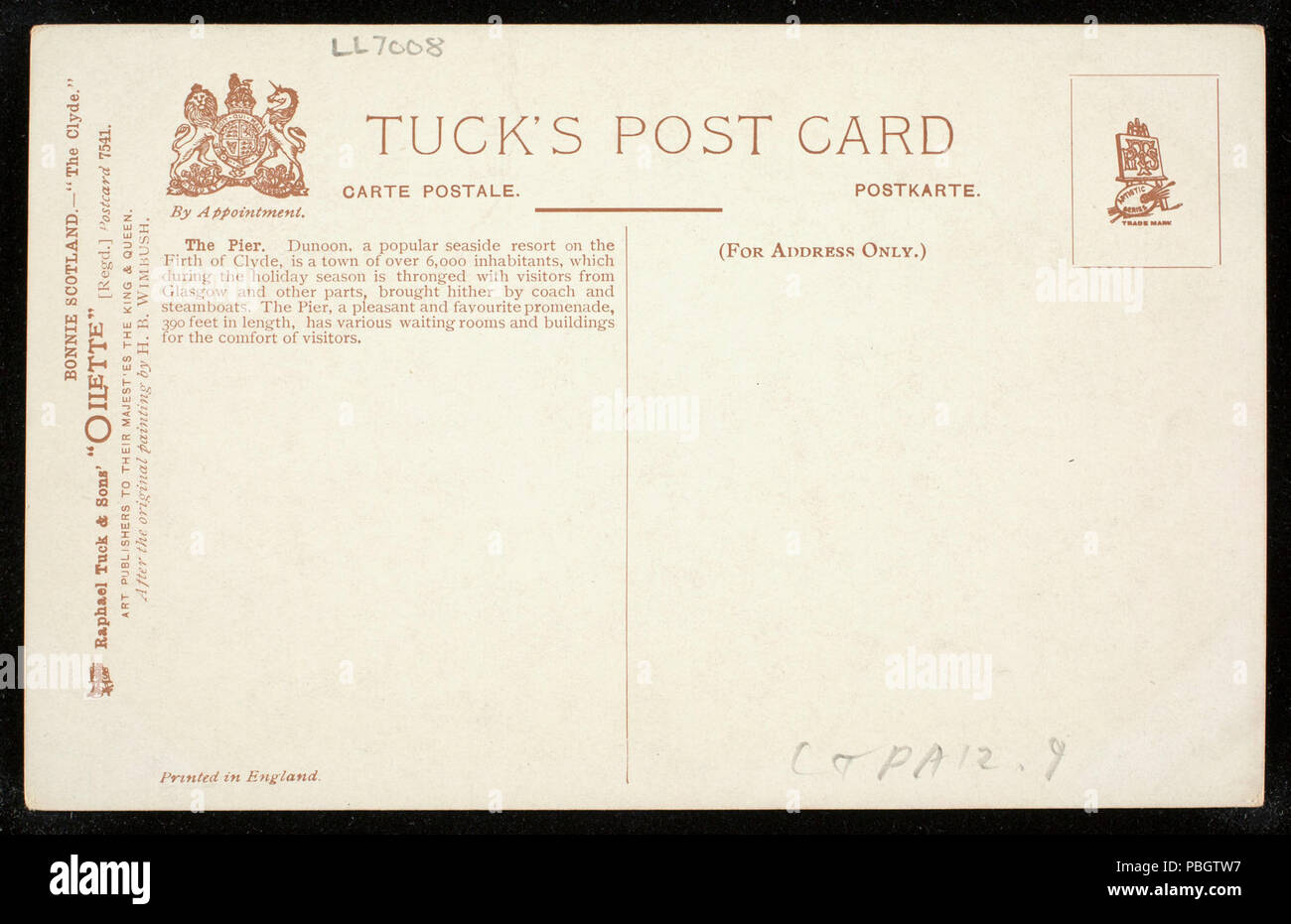 1624 The Clyde Dunoon (NBY 441496 Stock Photo - Alamy