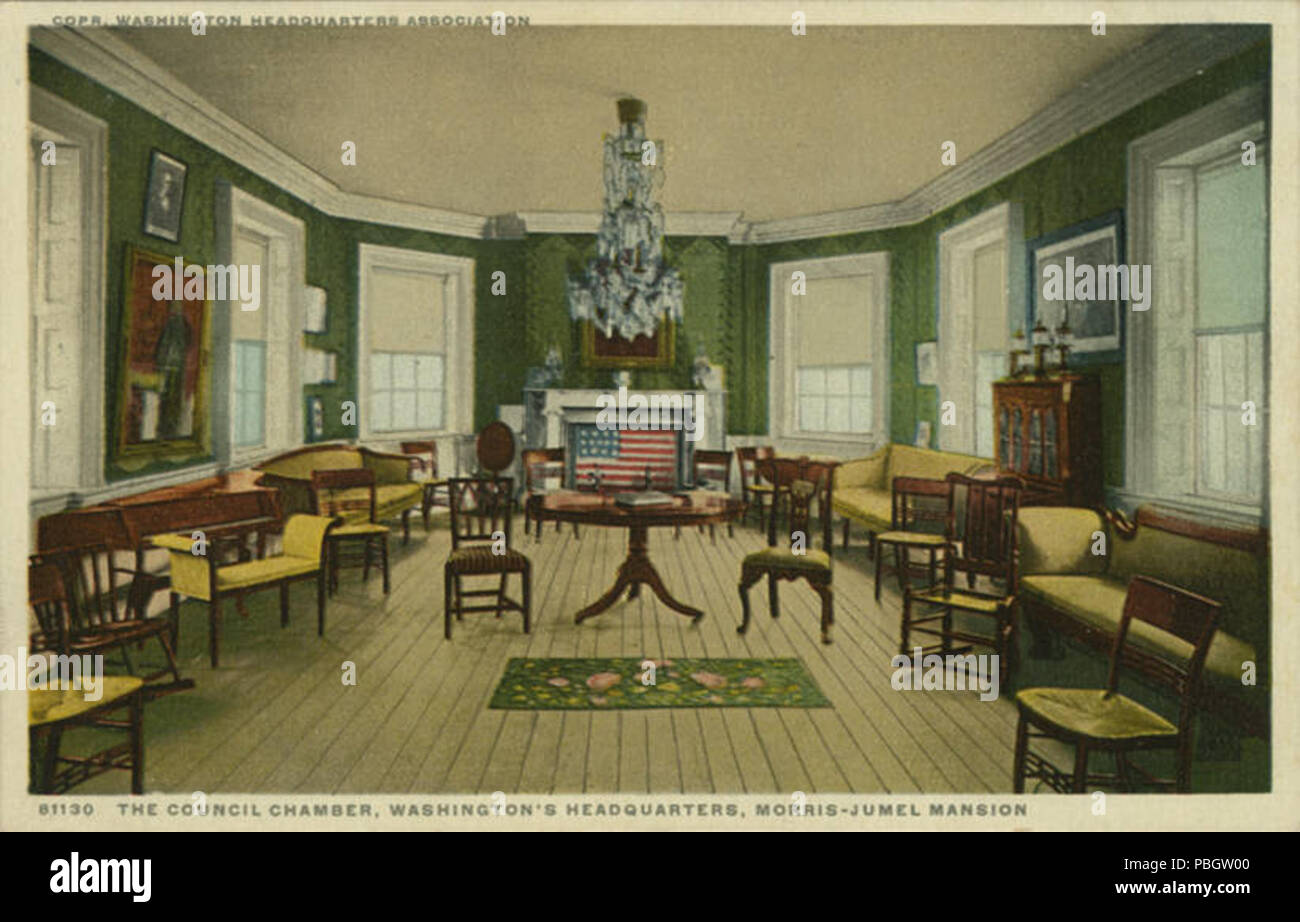 1625 The Council Chambers, Washington's Headquarters, Morris-Jumel ...