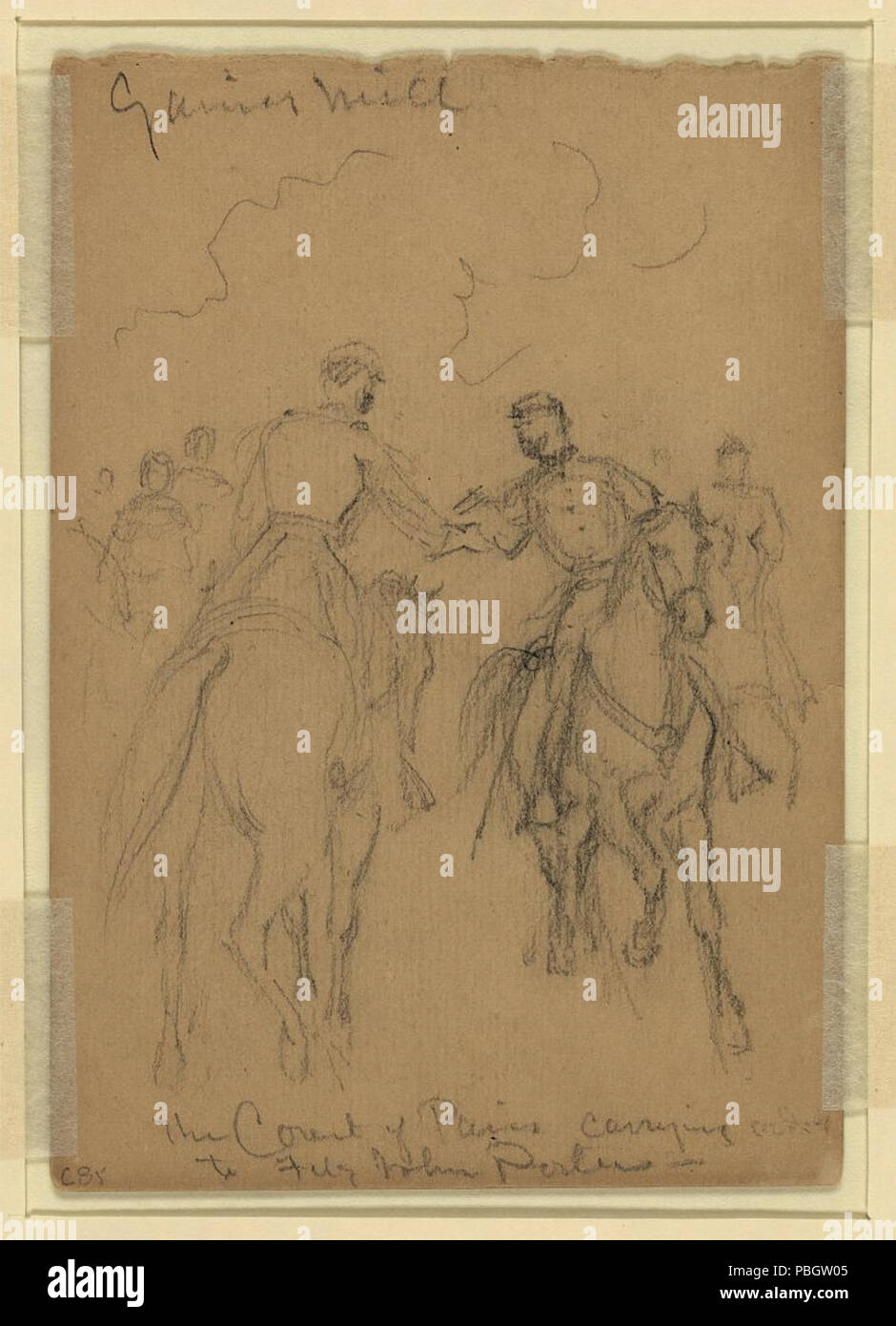 1625 The Count of Paris carrying orders to Gen. Fitz John Porter during ...