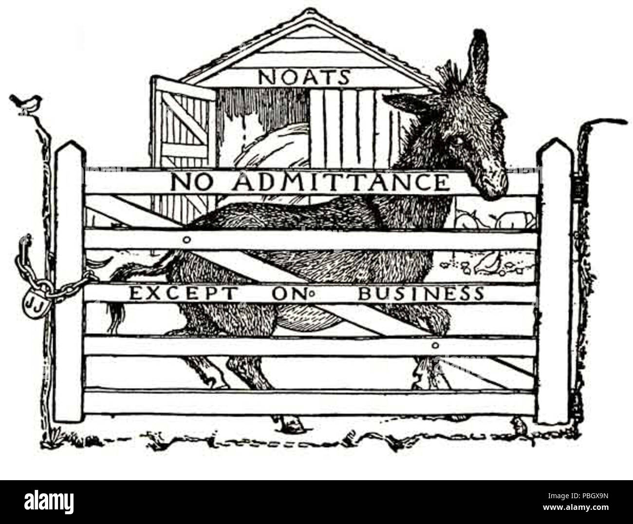 Donkey guard hi-res stock photography and images - Alamy