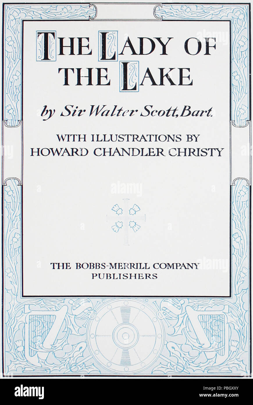 1648 The Lady of the Lake title page Stock Photo - Alamy
