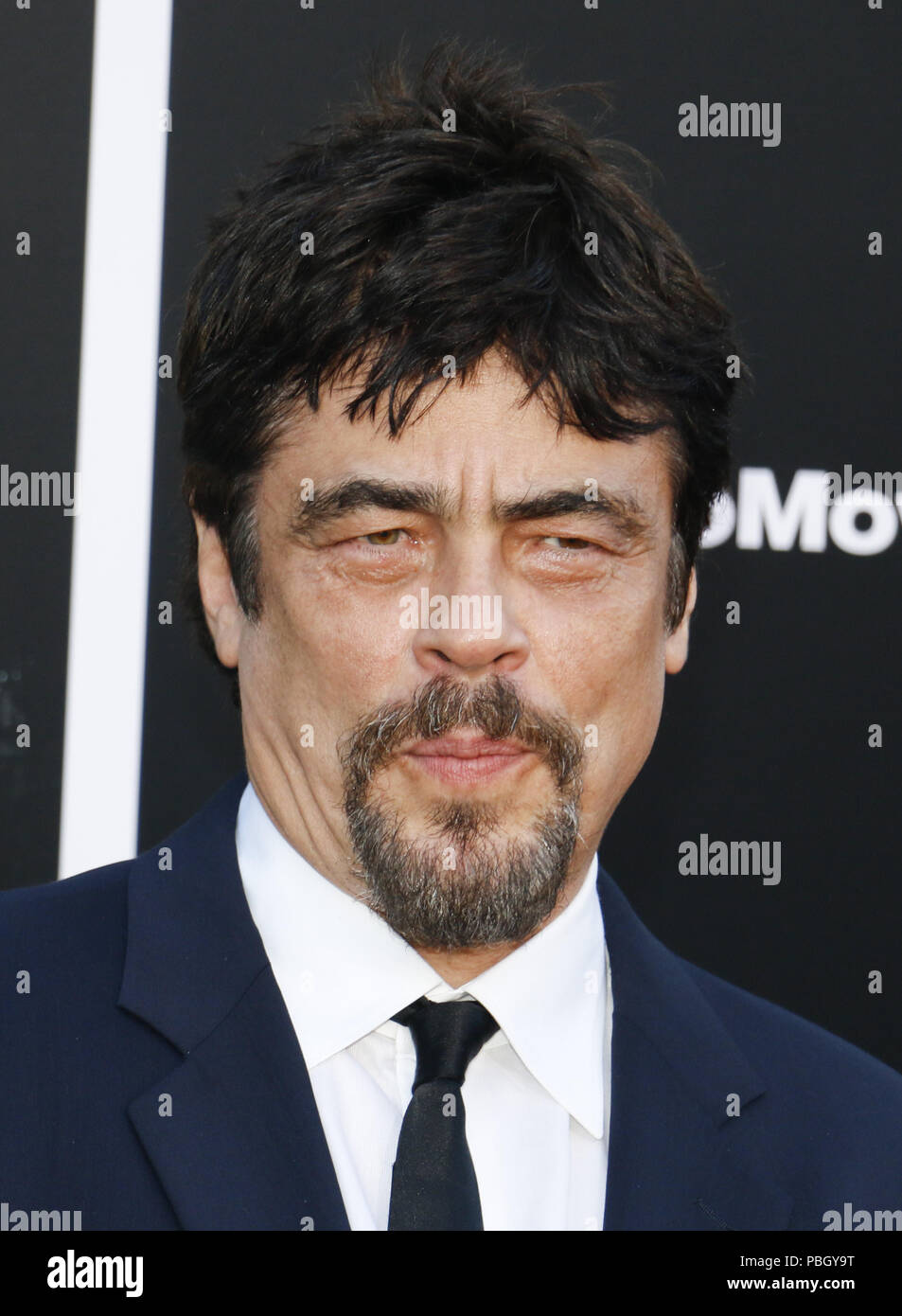 Film Premiere of Sicario Day of the Soldado Featuring: Benicio Del Toro ...
