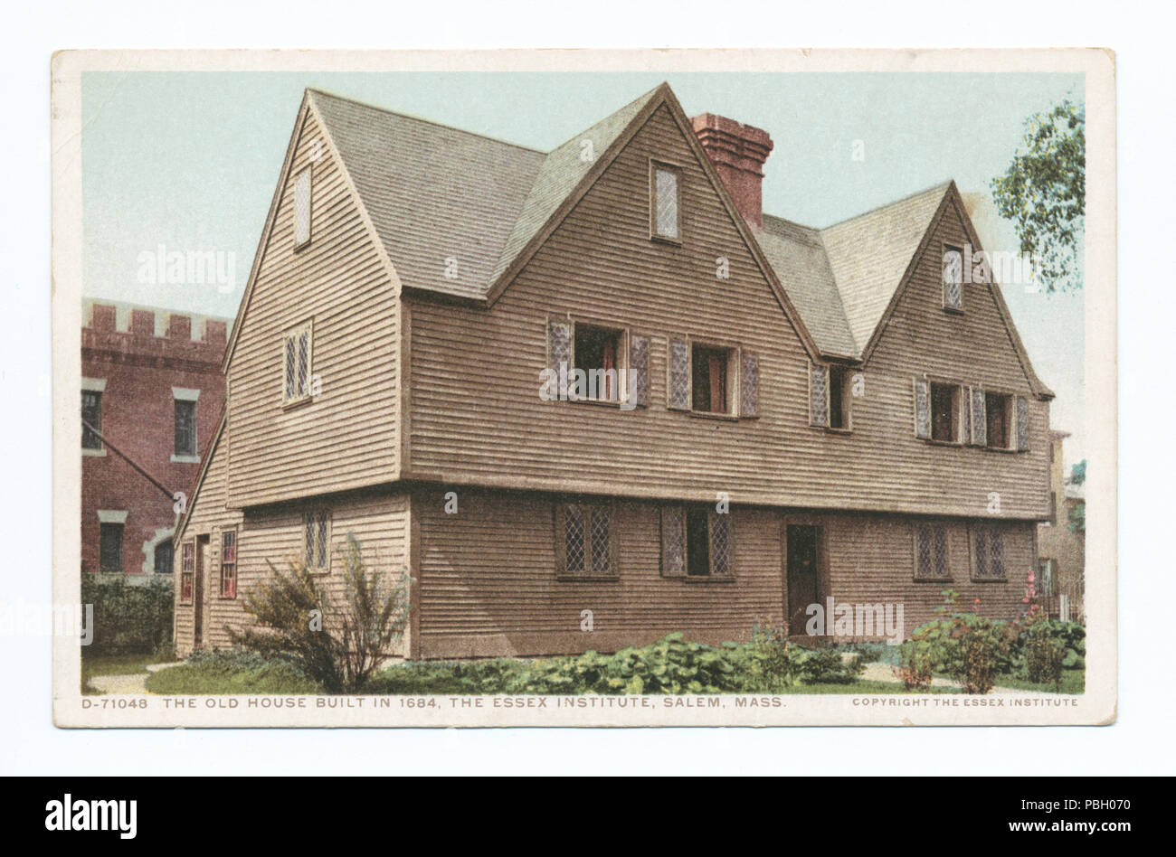 1661 The Old House, Essex Institute, 1684, Salem, Mass (NYPL b12647398 ...