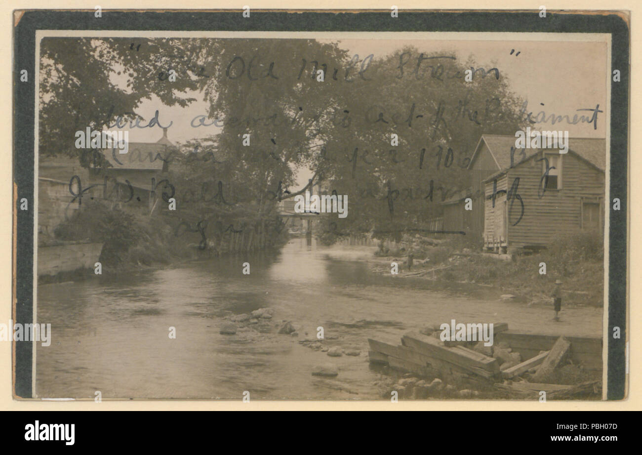 1661 The old mill stream (HS85-10-16992 Stock Photo - Alamy