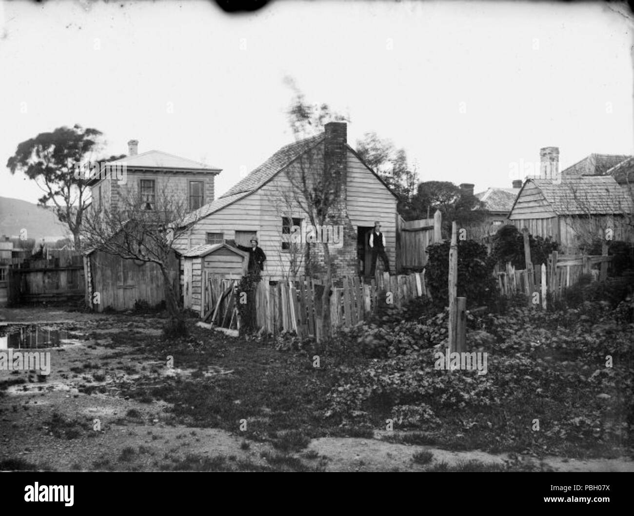 1662 The Old Shebang, Cuba Street, Wellington, ca 1883 Stock Photo - Alamy