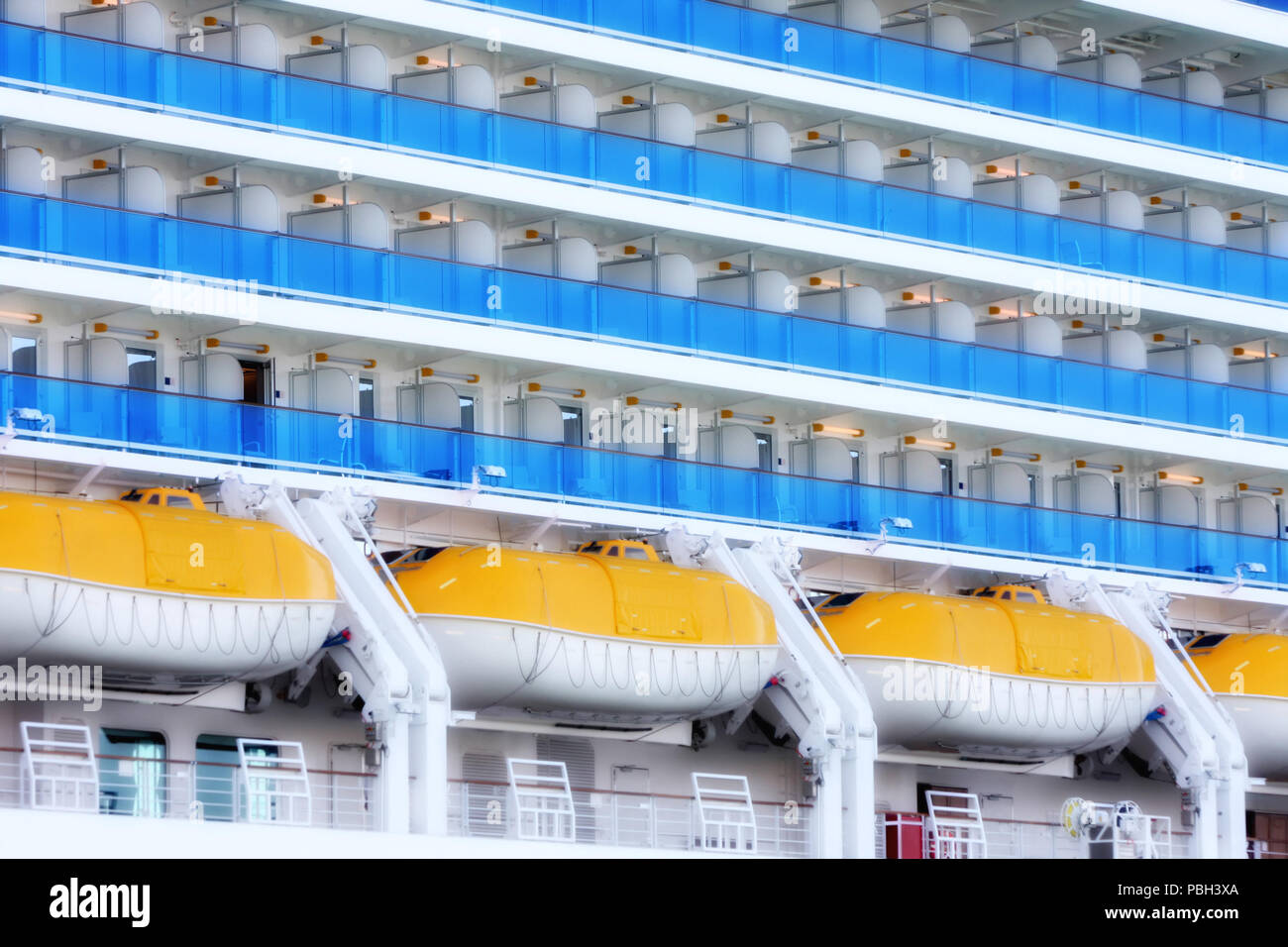 details shot of luxurious passenger big ferry Stock Photo - Alamy