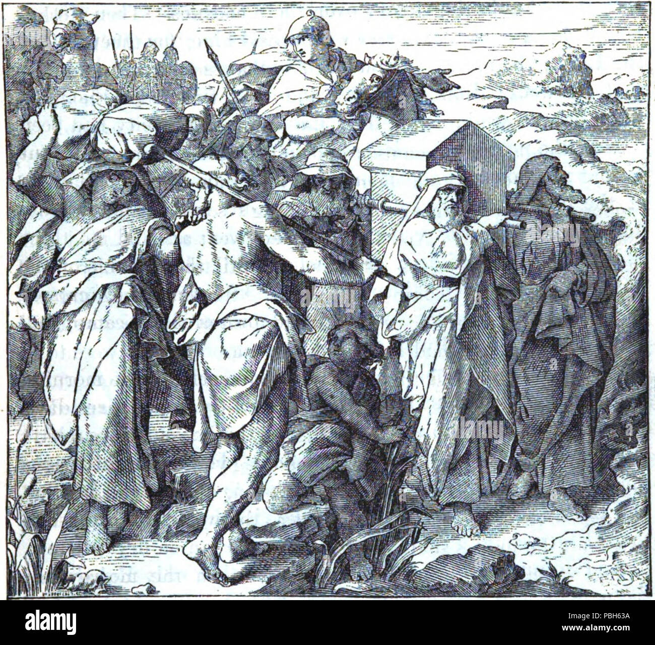 Israelites crossing jordan hi-res stock photography and images - Alamy