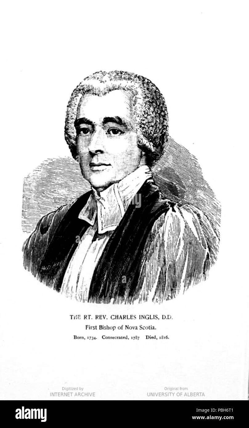 1696 The Rt. Rev. Charles Inglis Stock Photo - Alamy