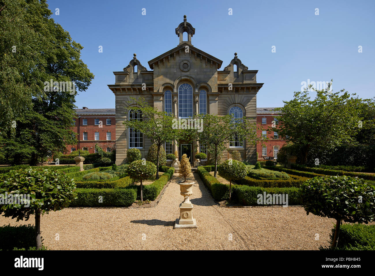 Coutryard of the former Withington Hospital now apartments in West ...