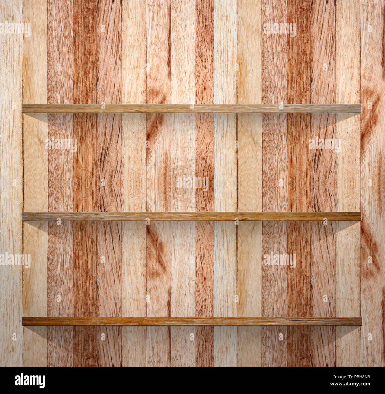 Wooden book Shelf background Stock Photo - Alamy