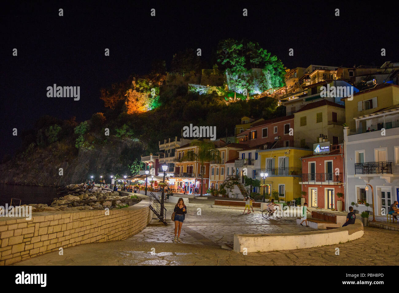 Couple walk night village hi-res stock photography and images - Alamy
