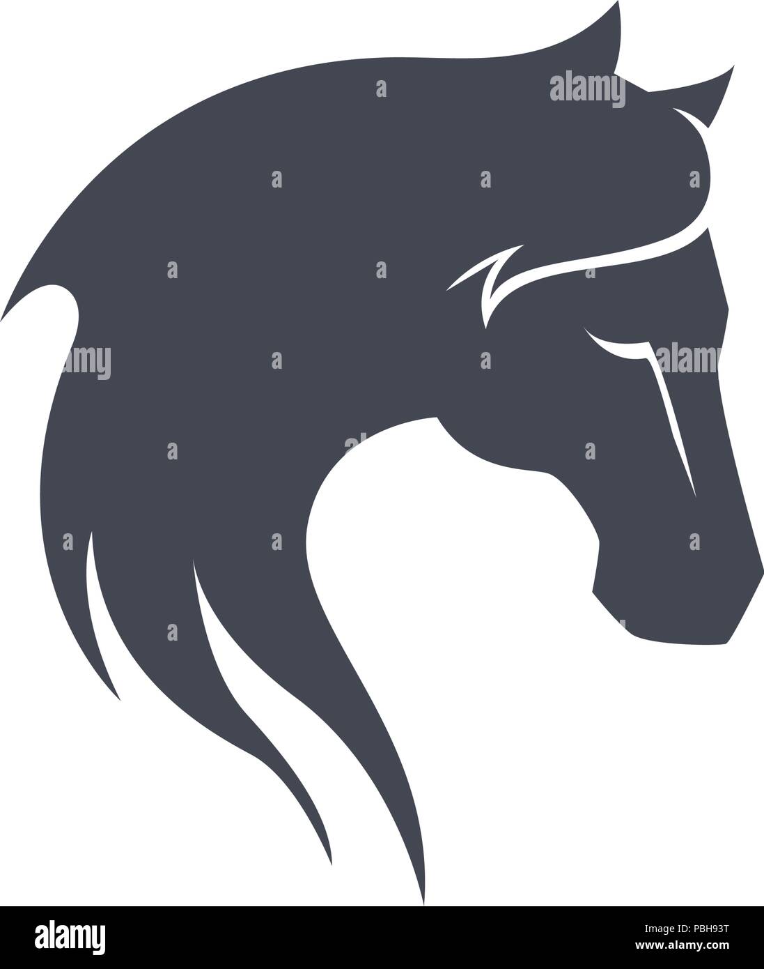 Horse head Stock Vector Images - Alamy
