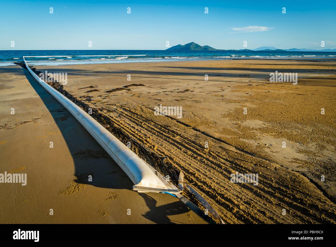 Shark net beach hi-res stock photography and images - Alamy