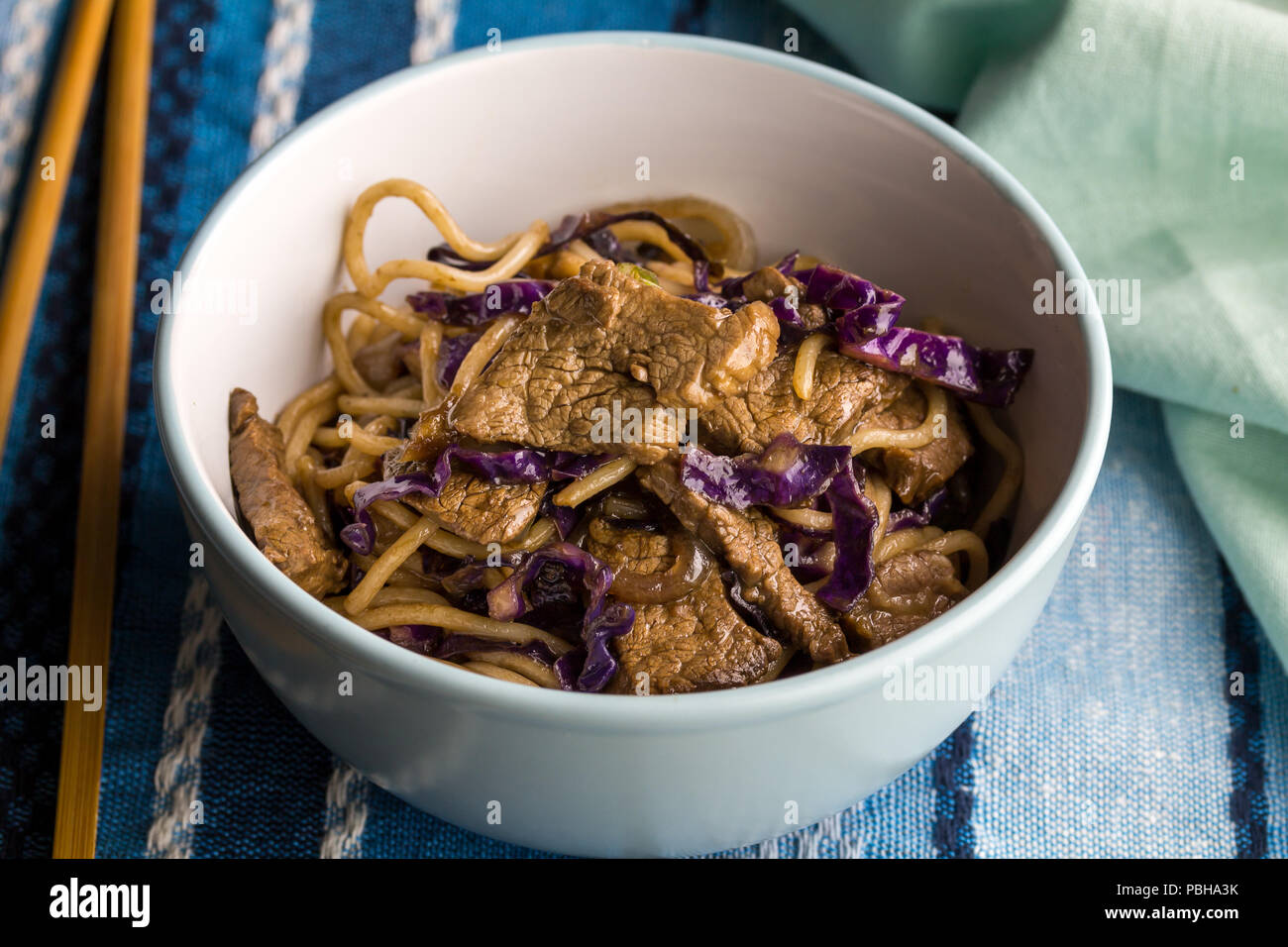 Purple noodles hi-res stock photography and images - Alamy
