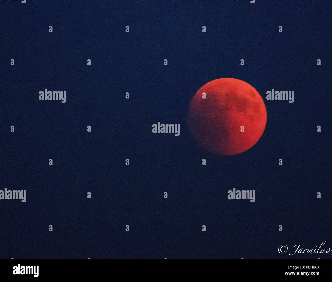 Total Lunar Eclipse on July 27–28, 2018 Stock Photo - Alamy