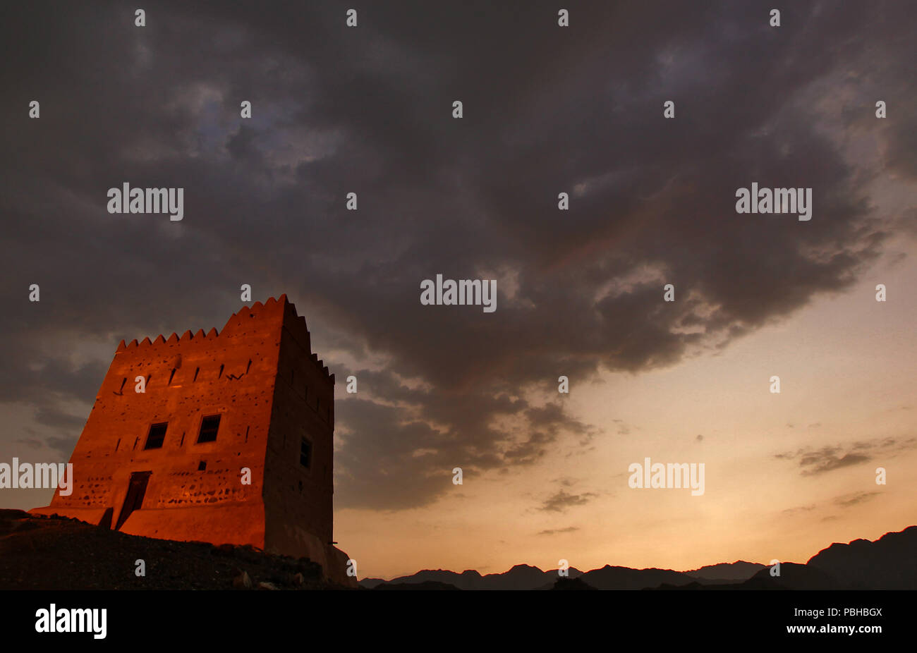 The historical Fort Hail is located deep in its valley, in the heart of ...