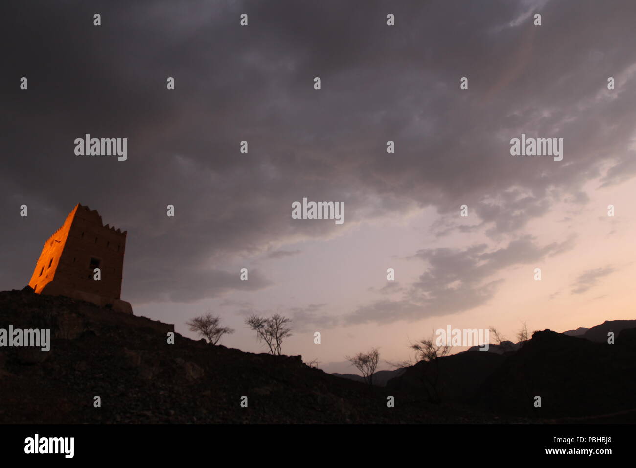 The historical Fort Hail is located deep in its valley, in the heart of ...