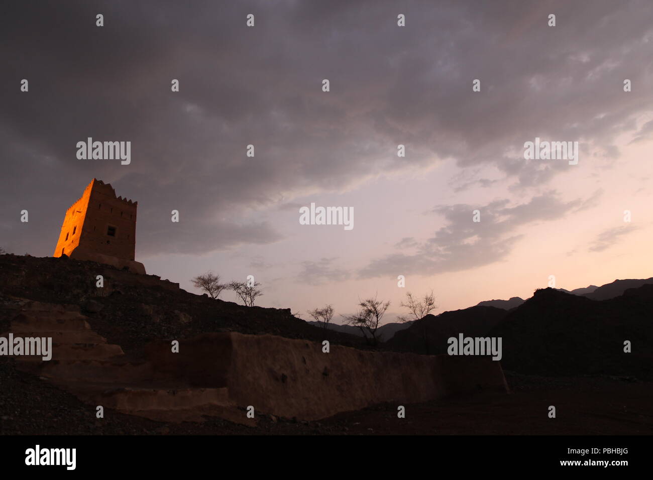 The historical Fort Hail is located deep in its valley, in the heart of ...