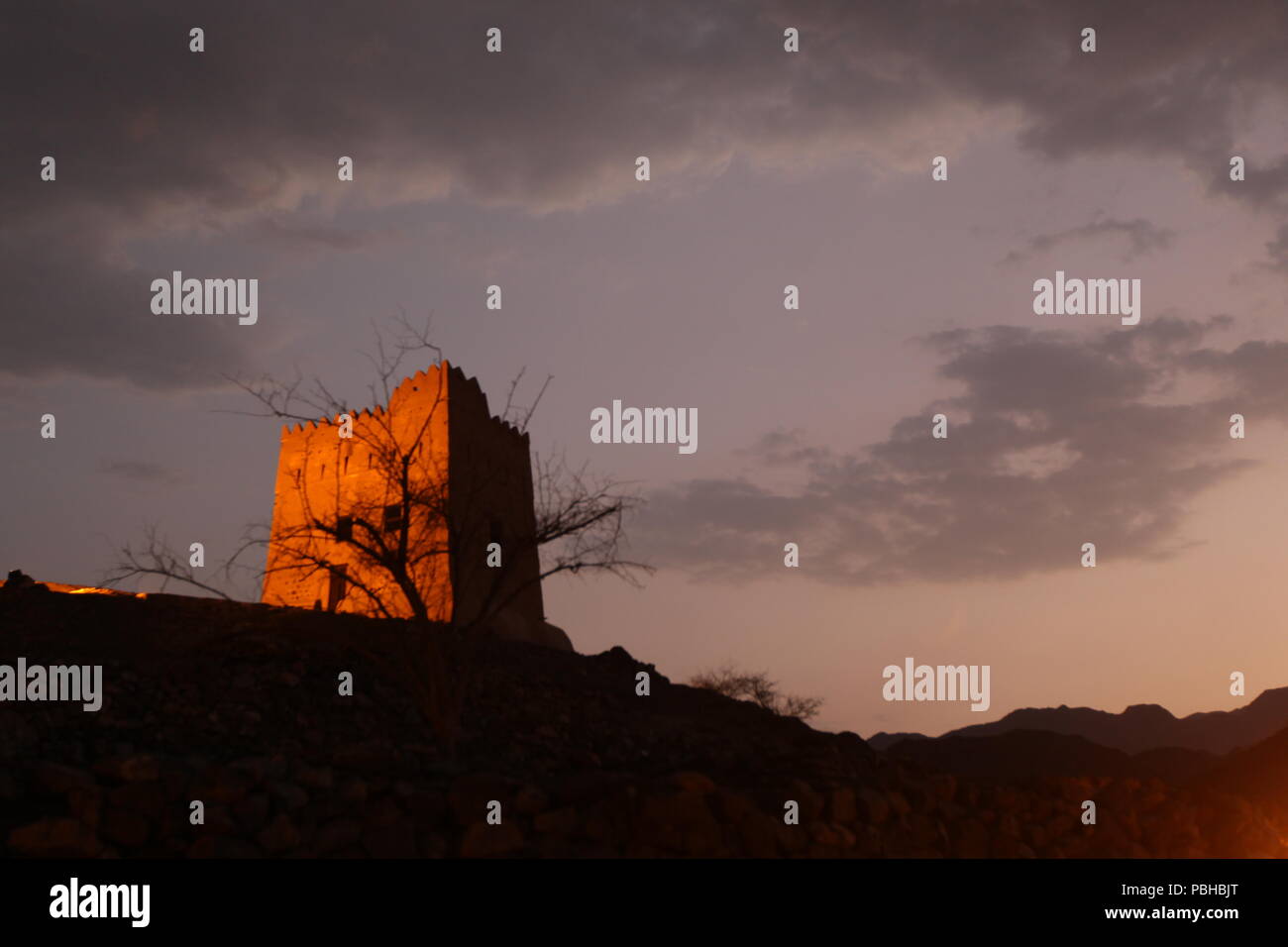 The historical Fort Hail is located deep in its valley, in the heart of ...