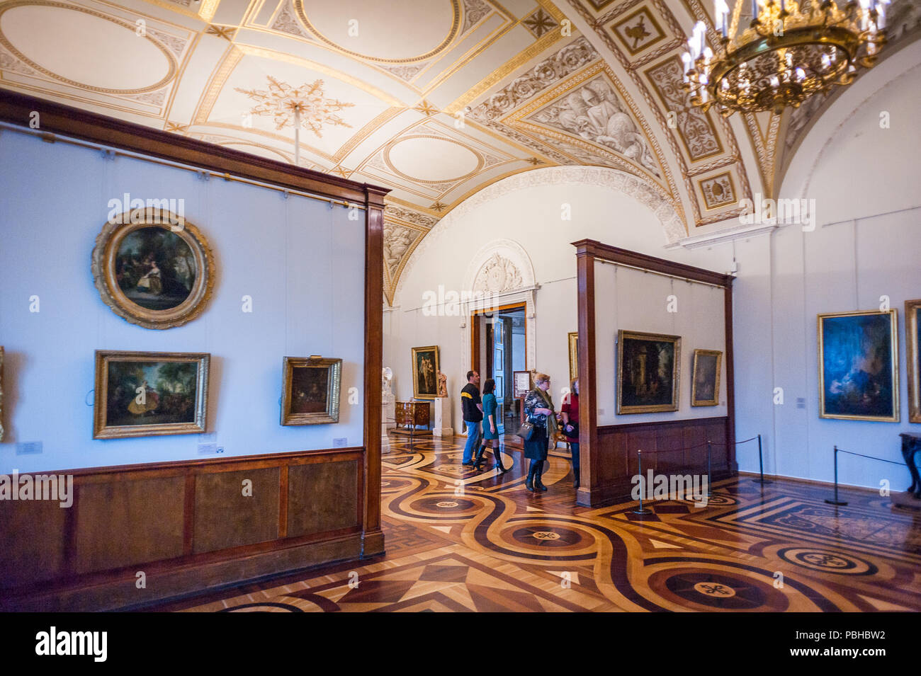 SAINT PETERSBURG, RUSSIA - FEB 24, 2015: Interior of the State ...