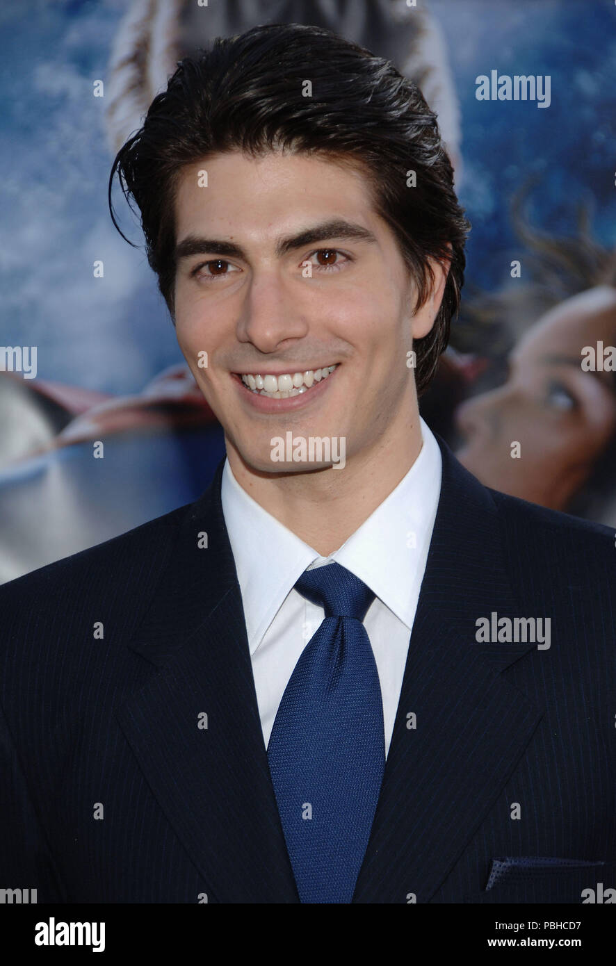 Brandon Routh arriving at the SUPERMAN RETURNS Premiere at the Westwood ...