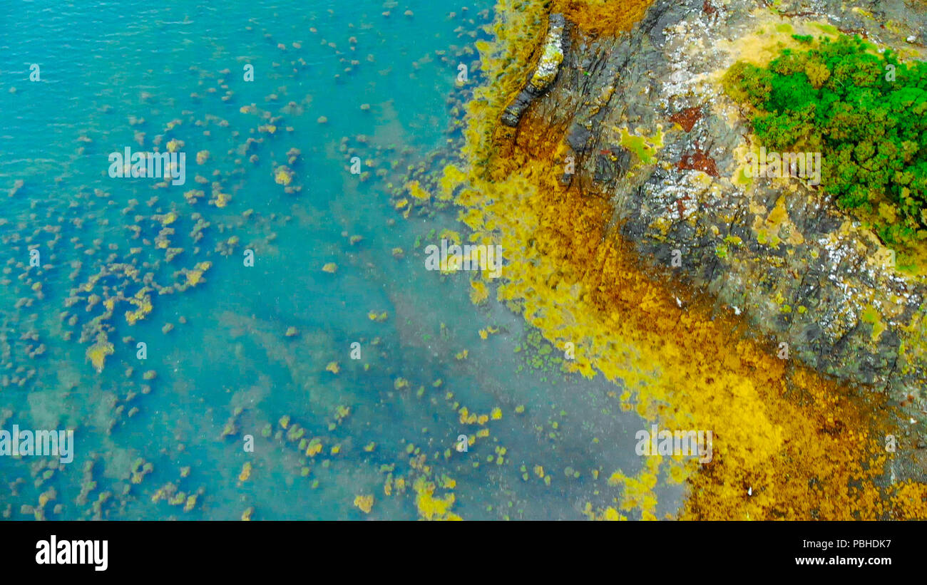 The Highlands of Scotland from above - View over the scenery and famous ...