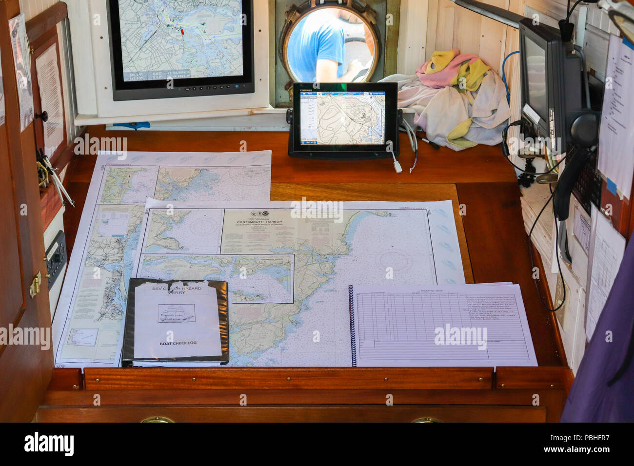 Captains map hi-res stock photography and images - Alamy