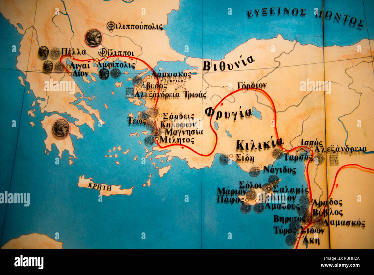 Relief map design museum hi-res stock photography and images - Alamy