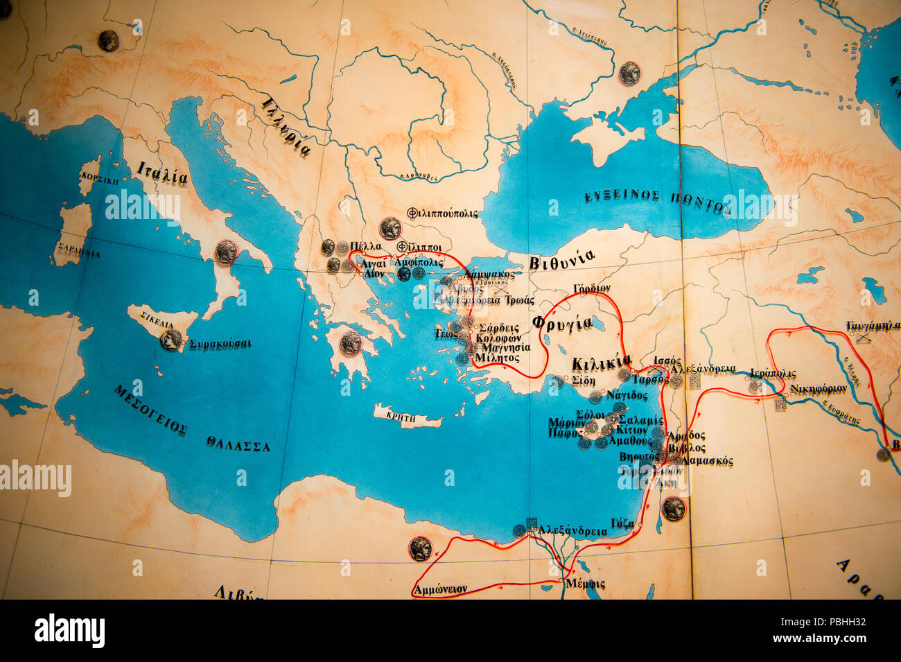 Relief map design museum hi-res stock photography and images - Alamy