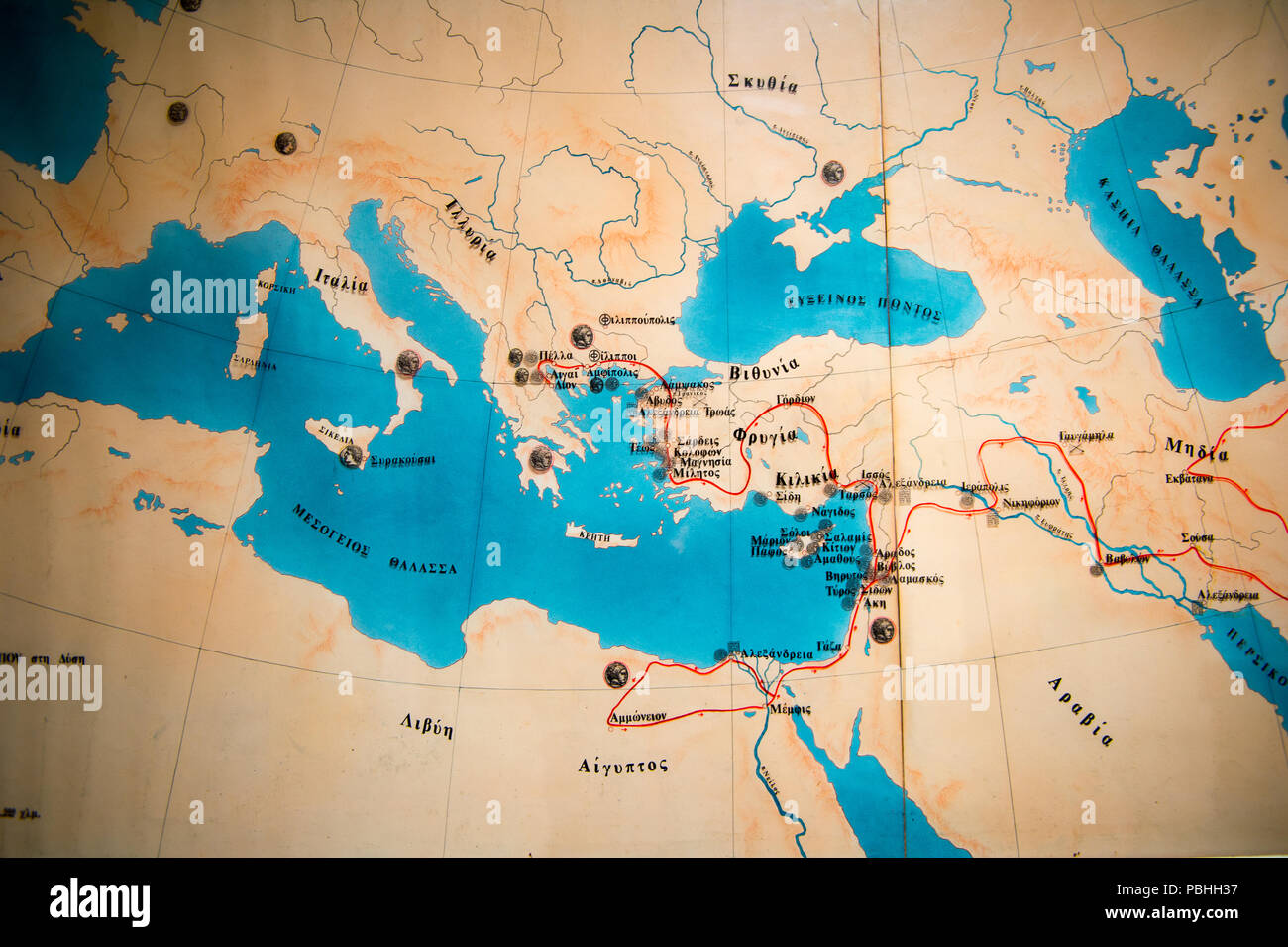 Relief map design museum hi-res stock photography and images - Alamy