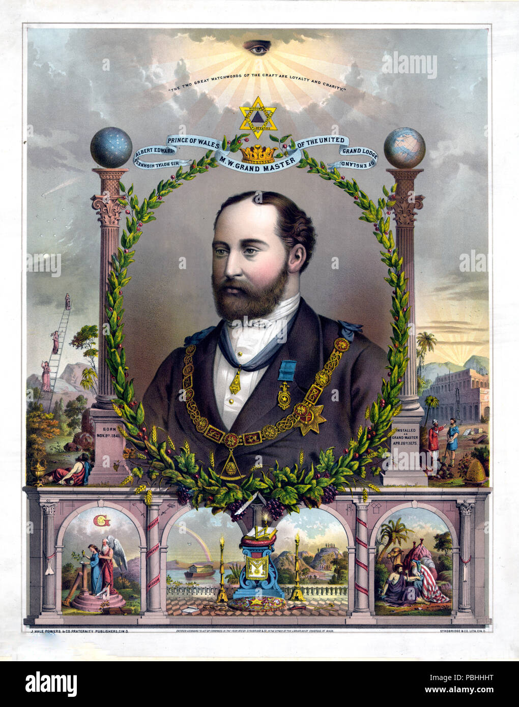 Prince of Wales ca 1875 Stock Photo - Alamy