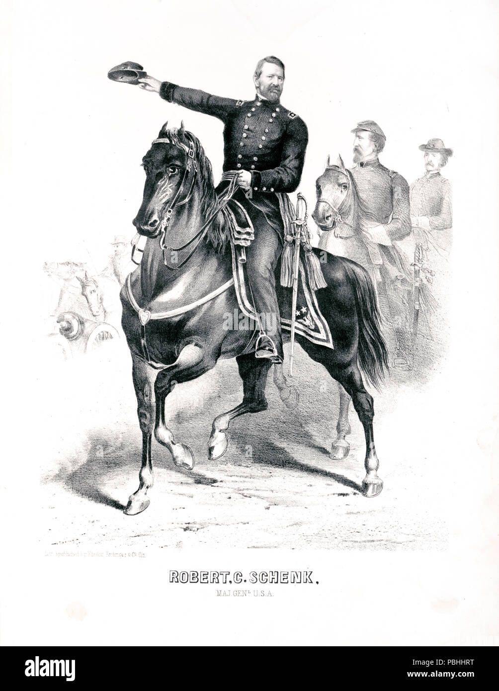 Robert Cumming Schenck Maj. General 1861 or 1862 Stock Photo - Alamy