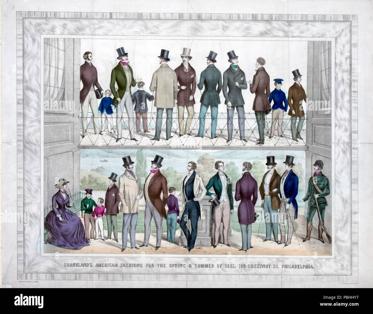 1850s fashion hi-res stock photography and images - Alamy
