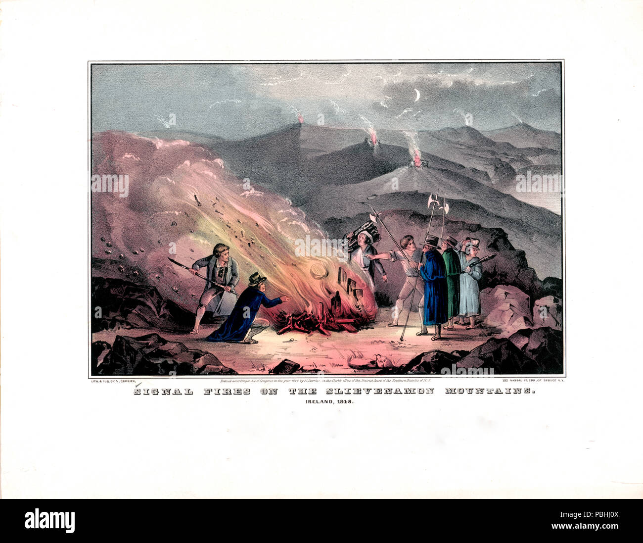 Signal Fire On Mountain