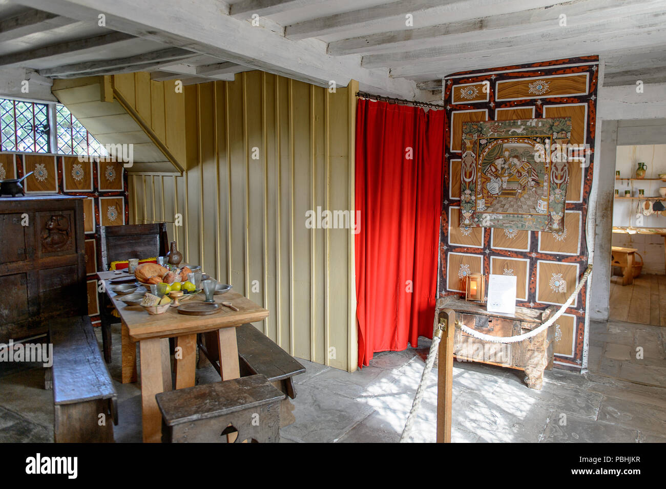 STRATFORD UPON AVON, ENGLAND - JULY 10, 2016: Kitchen of Willian ...
