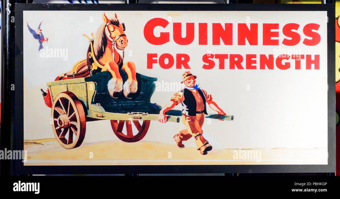 Guinness poster gate hi-res stock photography and images - Alamy