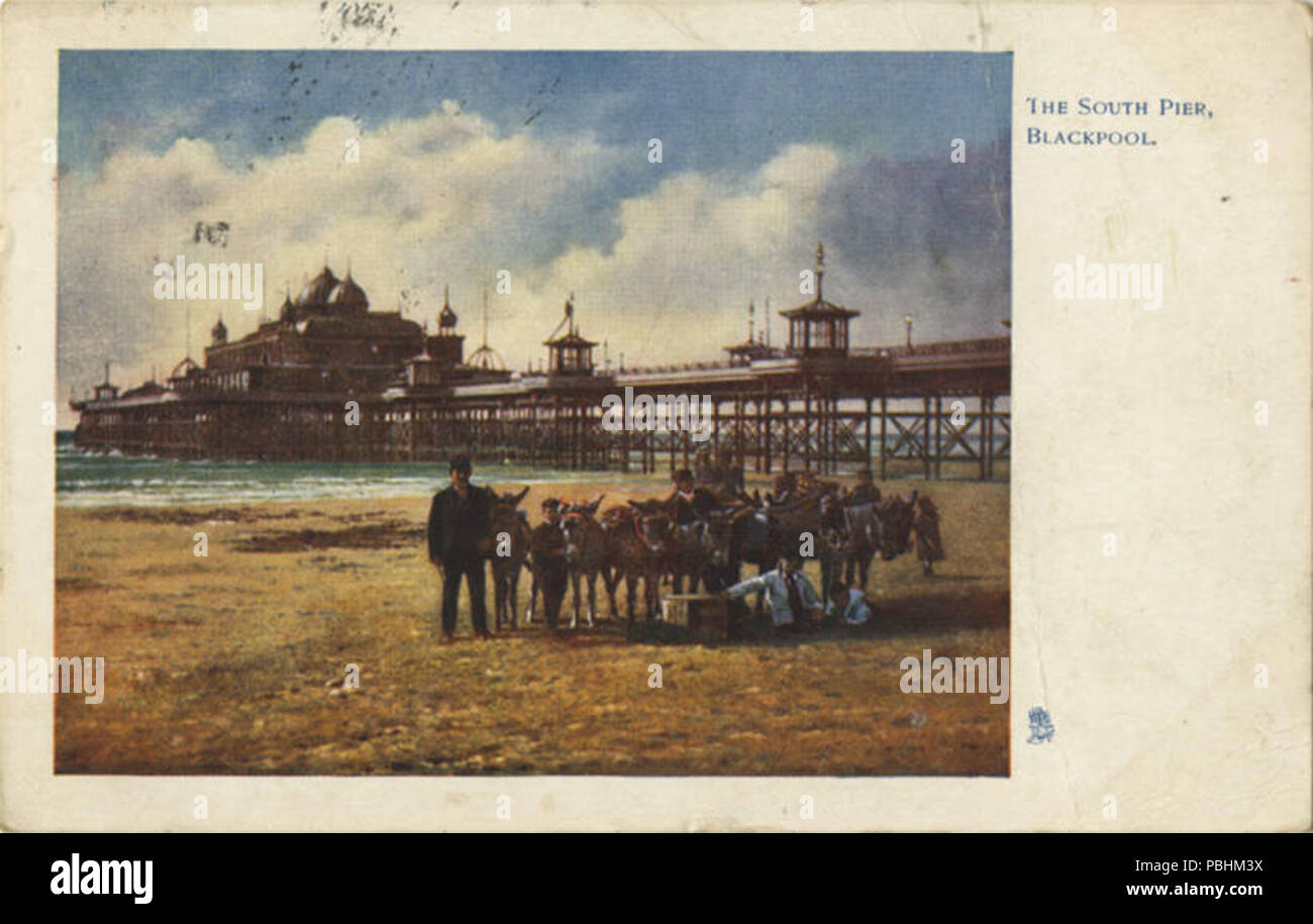 Blackpool south pier hi-res stock photography and images - Alamy