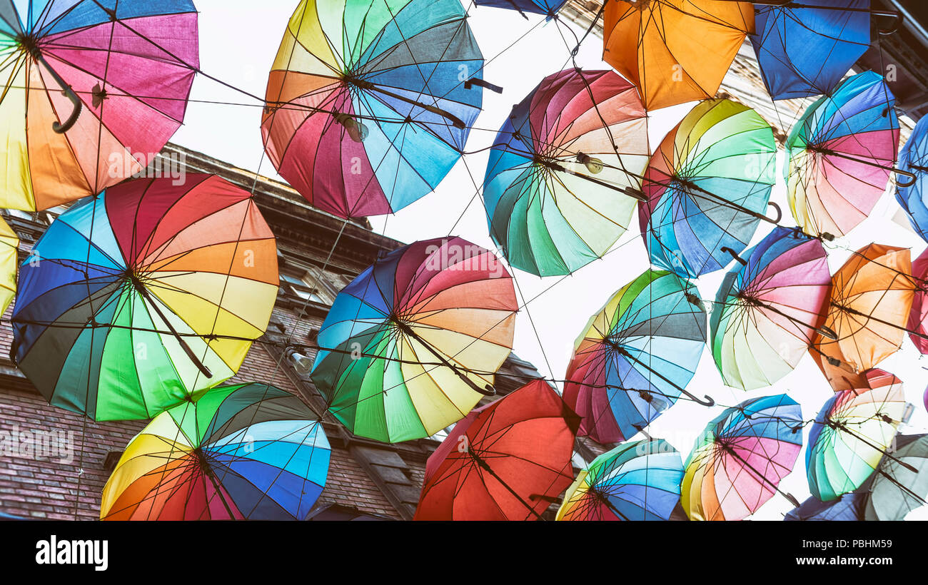 Umbrellas At Ceiling High Resolution Stock Photography and Images - Alamy