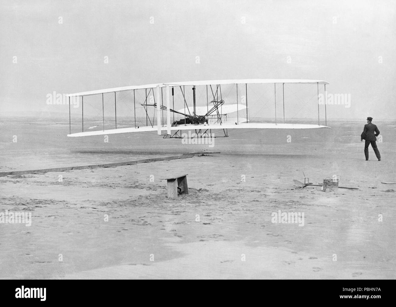 1714 The Wright Brothers; first powered flight HU98267 Stock Photo - Alamy