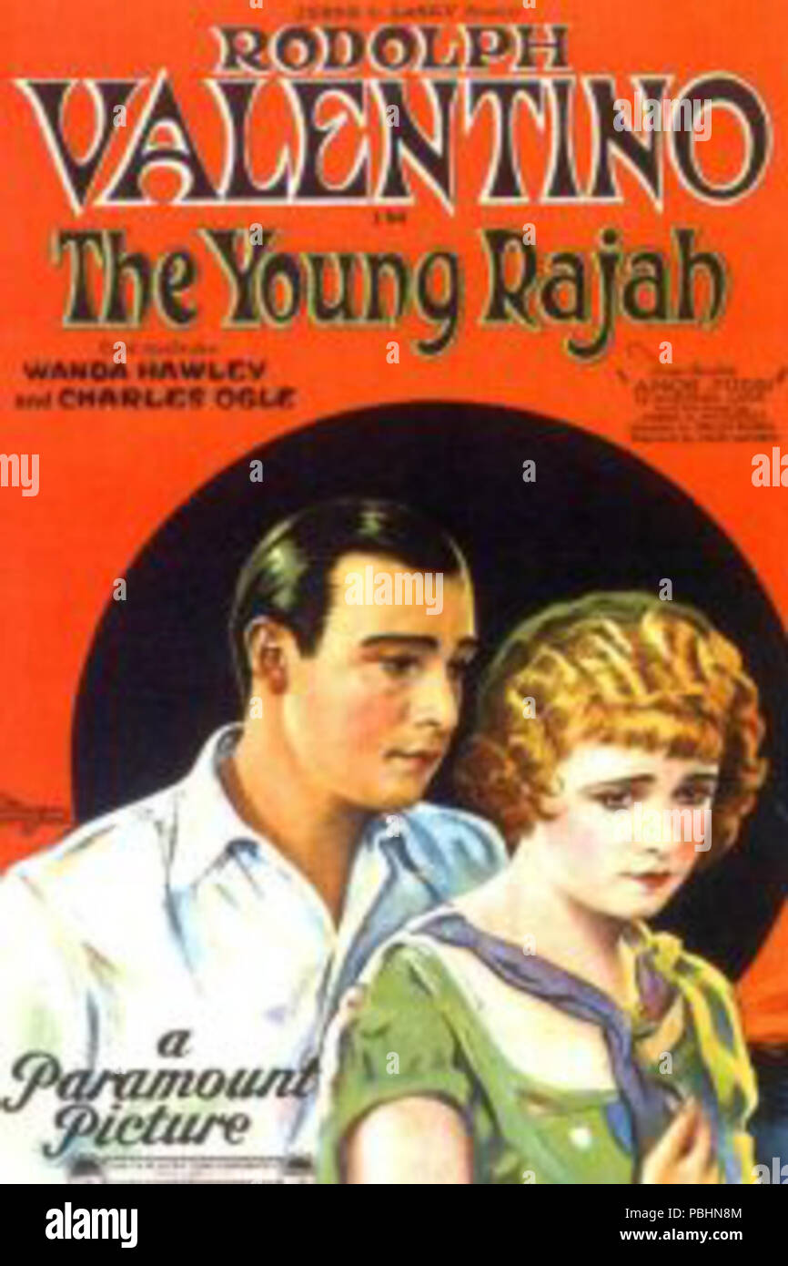 . English: For article The Young Rajah, this is a theatrical poster for ...