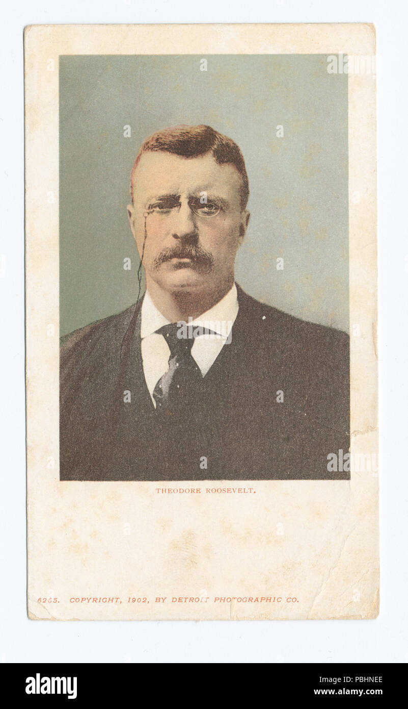 Theodore roosevelt portrait hi-res stock photography and images - Alamy