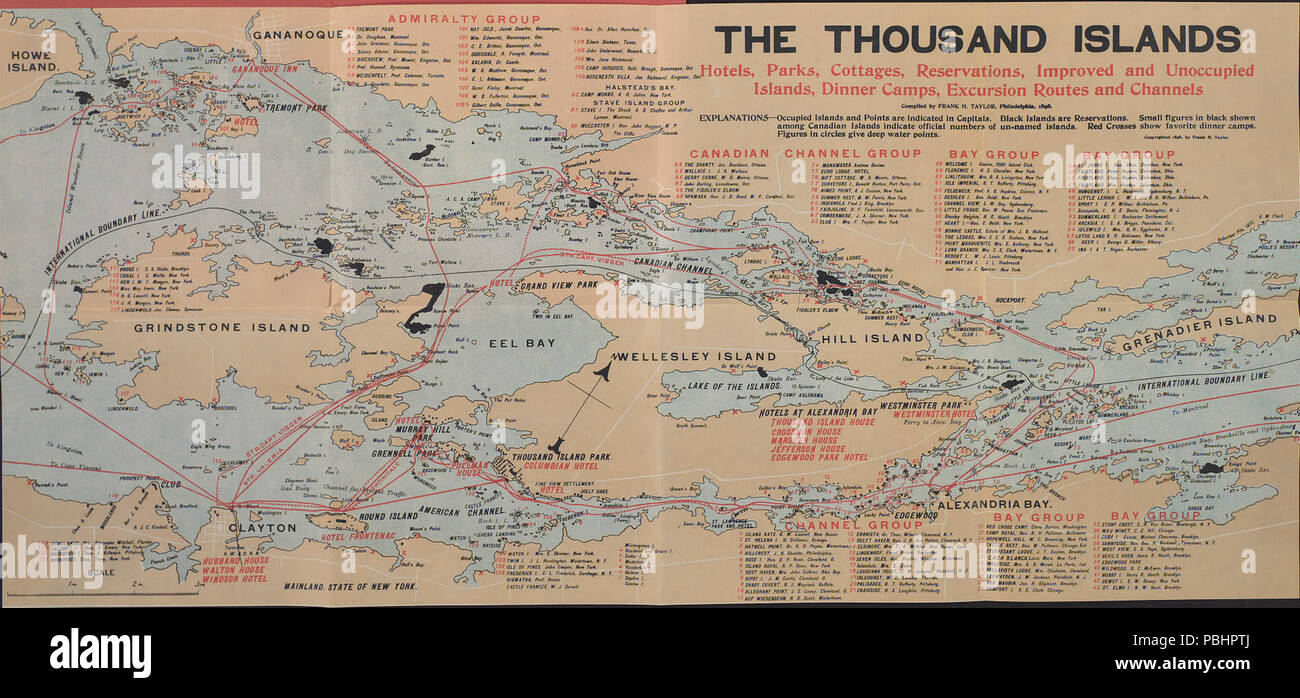 1898 map hi-res stock photography and images - Alamy