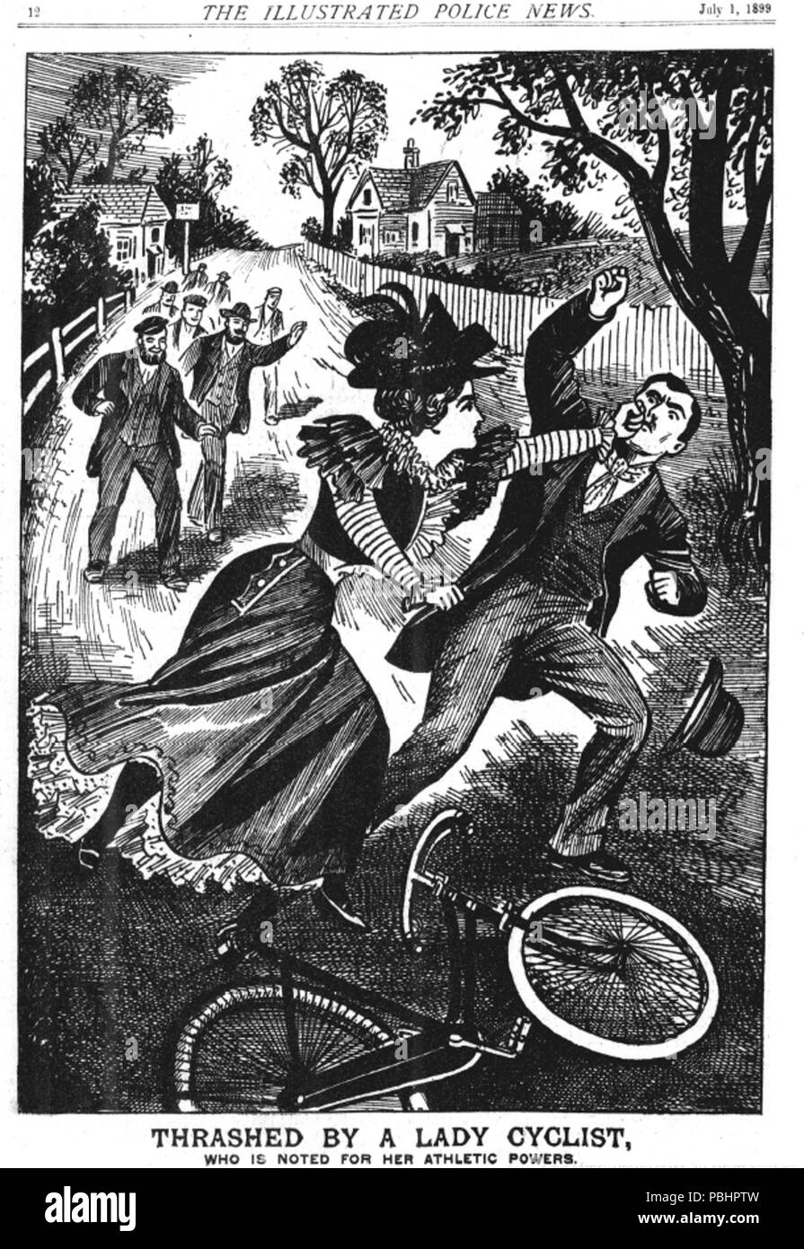 Thrashed by a lady cyclist hi-res stock photography and images - Alamy